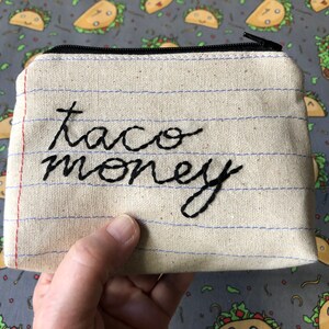 Taco Money Bag - Made to Order - Etsy