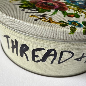 Cookie Tin Sewing Kit Lace and Trim Instant Collection - Etsy