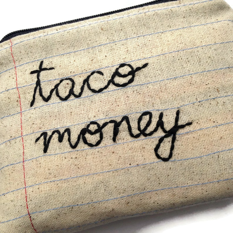 Taco Money Bag Made to Order | Etsy