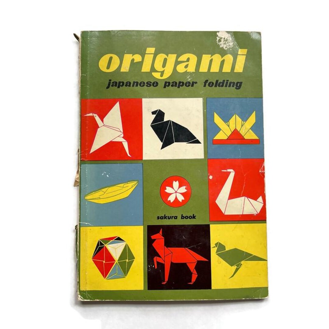 Origami Japanese Paper Folding - Vintage 1959 Book - Asahi Origami Club ...