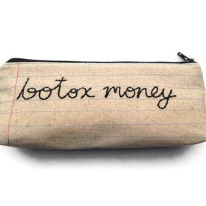 Botox Money Bag - Handmade Makeup Case - Etsy