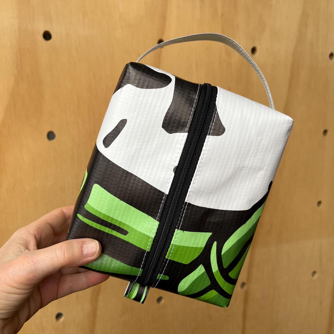 Repurposed Vinyl Travel DOPP Kit Bag: Beer Promo Banner - Etsy