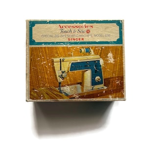 Box of Singer Sewing Machine Accessories - as Is - Etsy