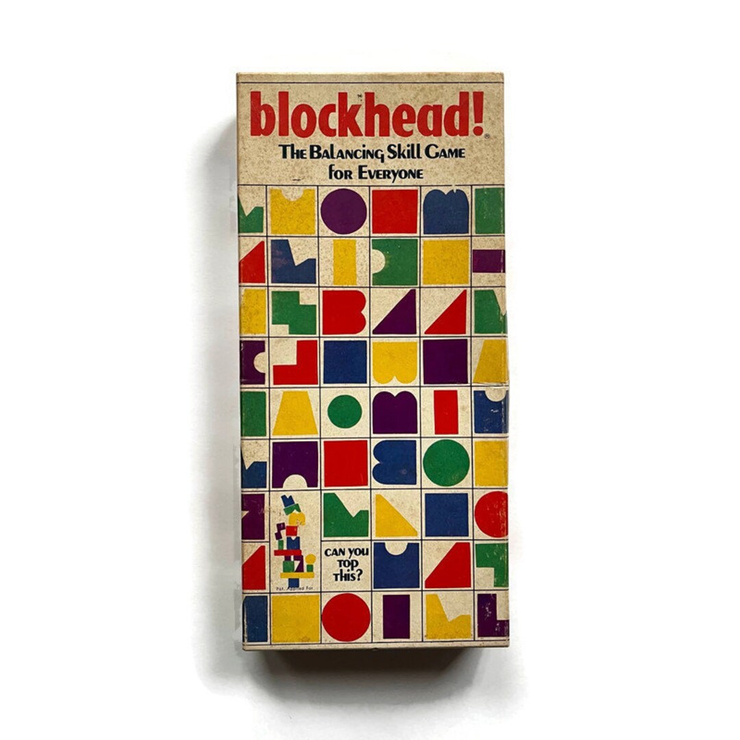 Vintage Blockhead Game - the Party Game - Saalfield - 1971 - Good ...