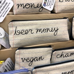 Beer Money Bag - Pencil Case - Etsy