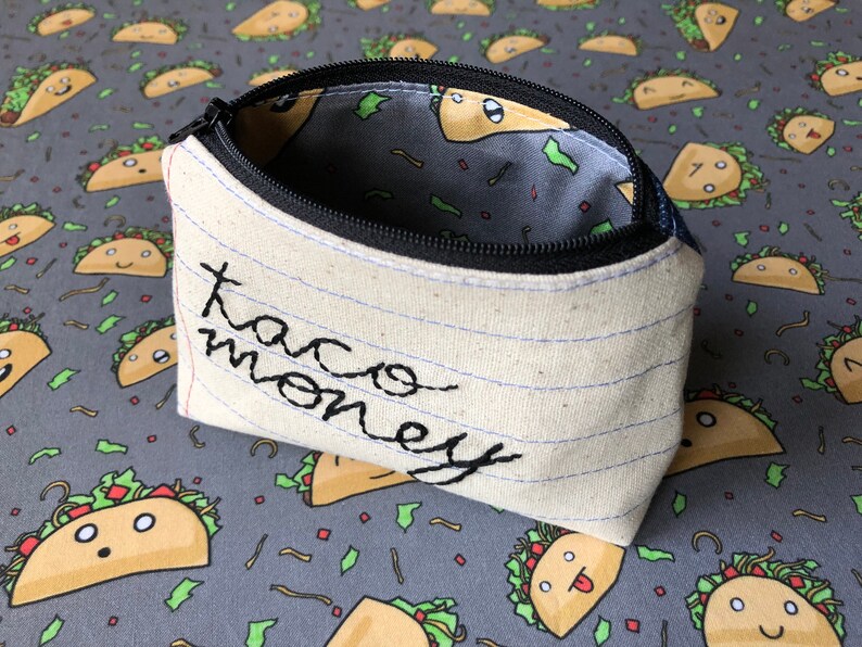 Taco Money Bag Made to Order - Etsy
