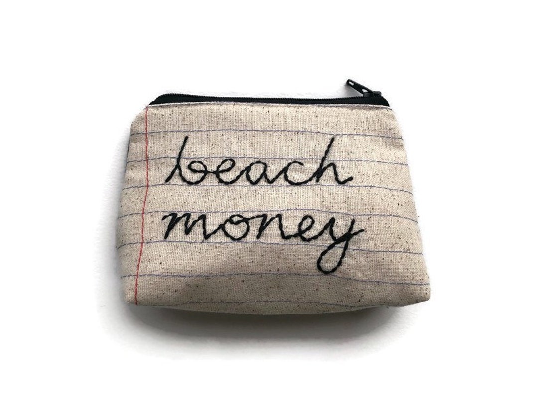 Beach Money Bag - Etsy