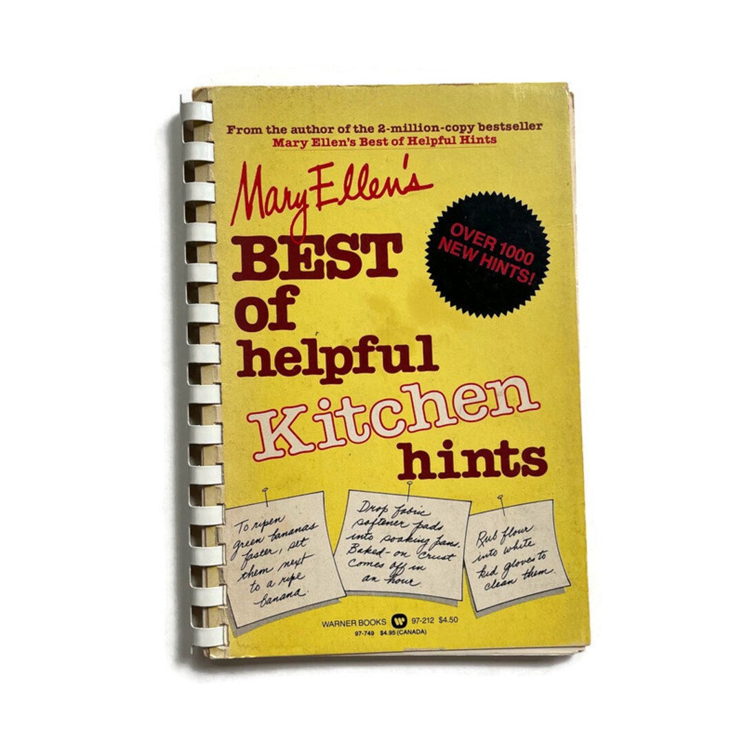 Mary Ellen's Kitchen Hints Book - 1980 Edition - Etsy