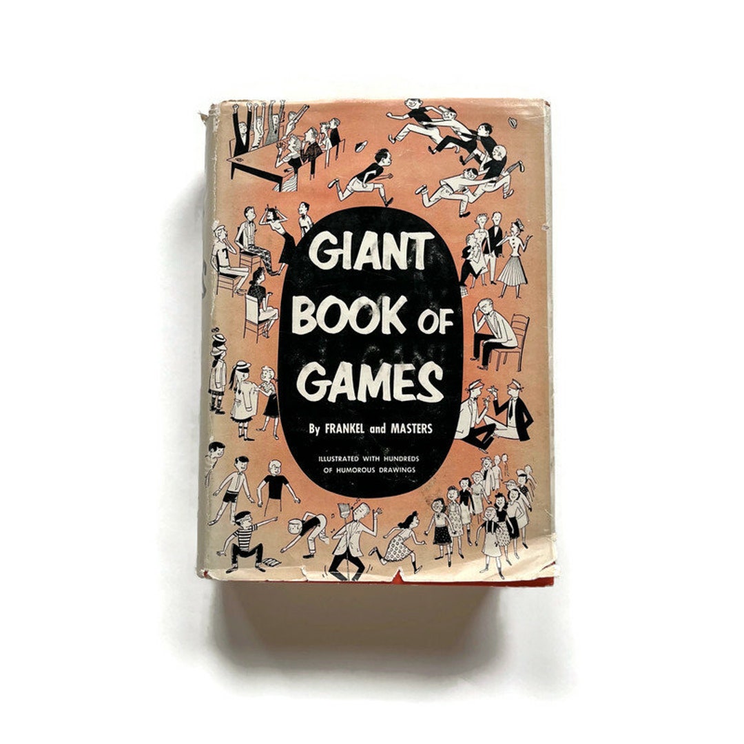 Giant Book of Games - 1956 Hardcover - Illustrated - Etsy