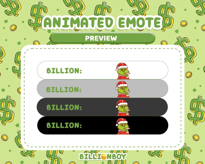 Animated Emote Twitch: Grinch Smoke - Smoking Emoji for Christmas ...