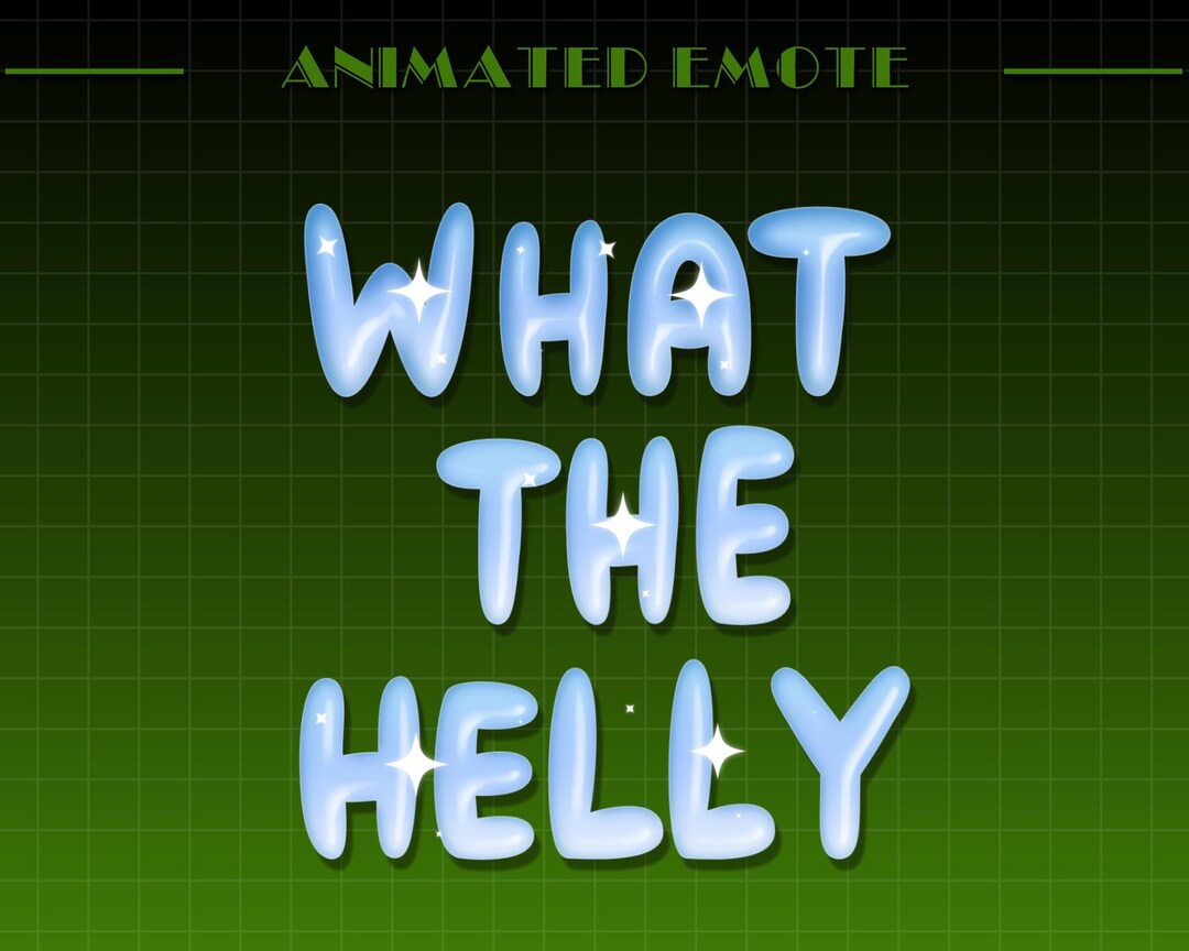 Animated What the Helly Emote | Funny Discord Emotes | Cute Text Emote ...