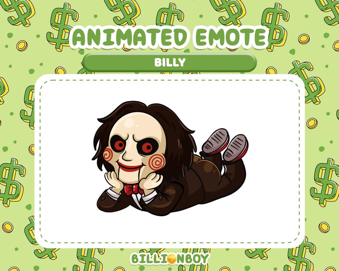 Animated Billy Relax Emote | Twitch-discord- Youtube Streaming Emote ...
