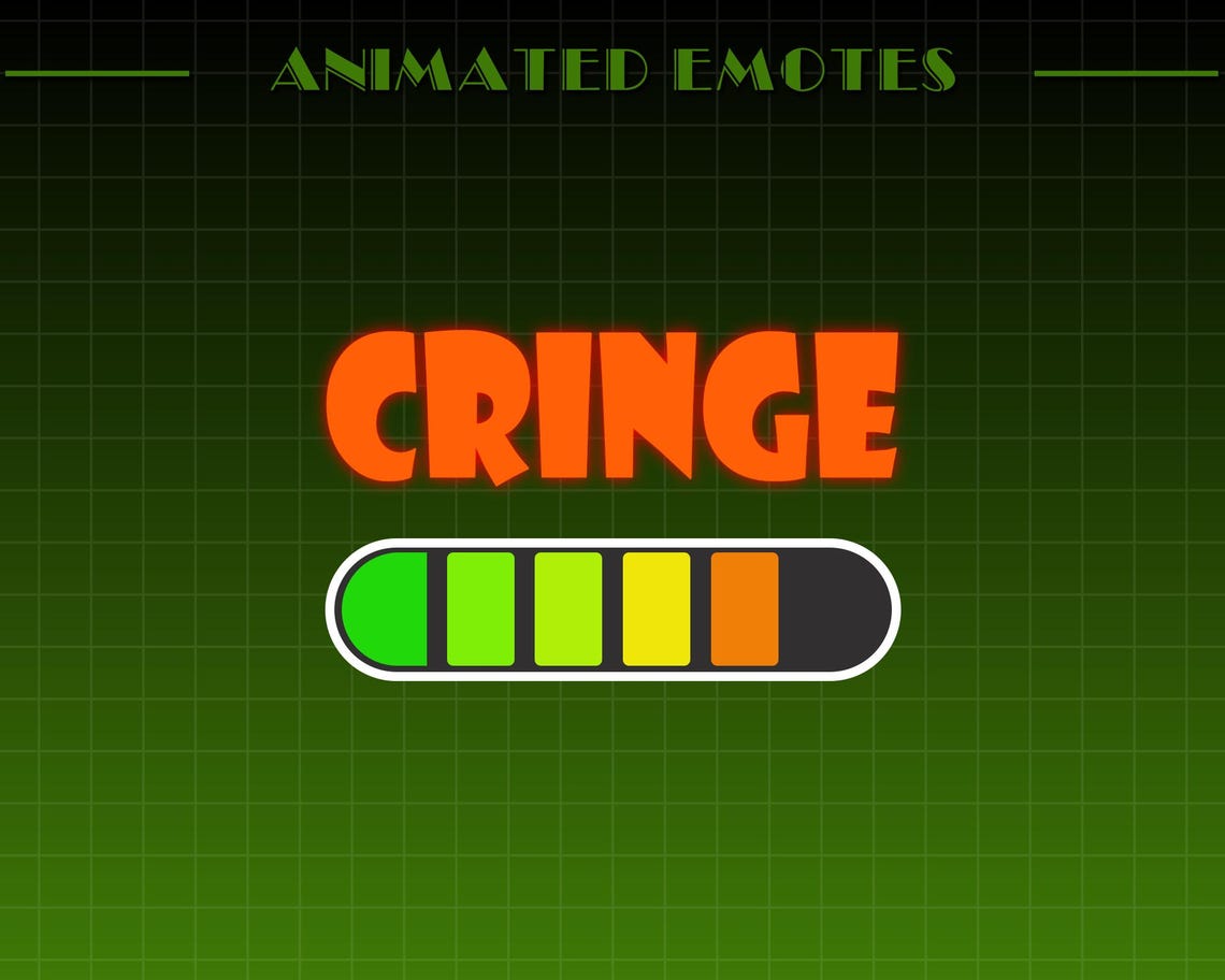 Cringe Animated Emote | Funny Meme Emote | GIF and WEBM for Twitch ...