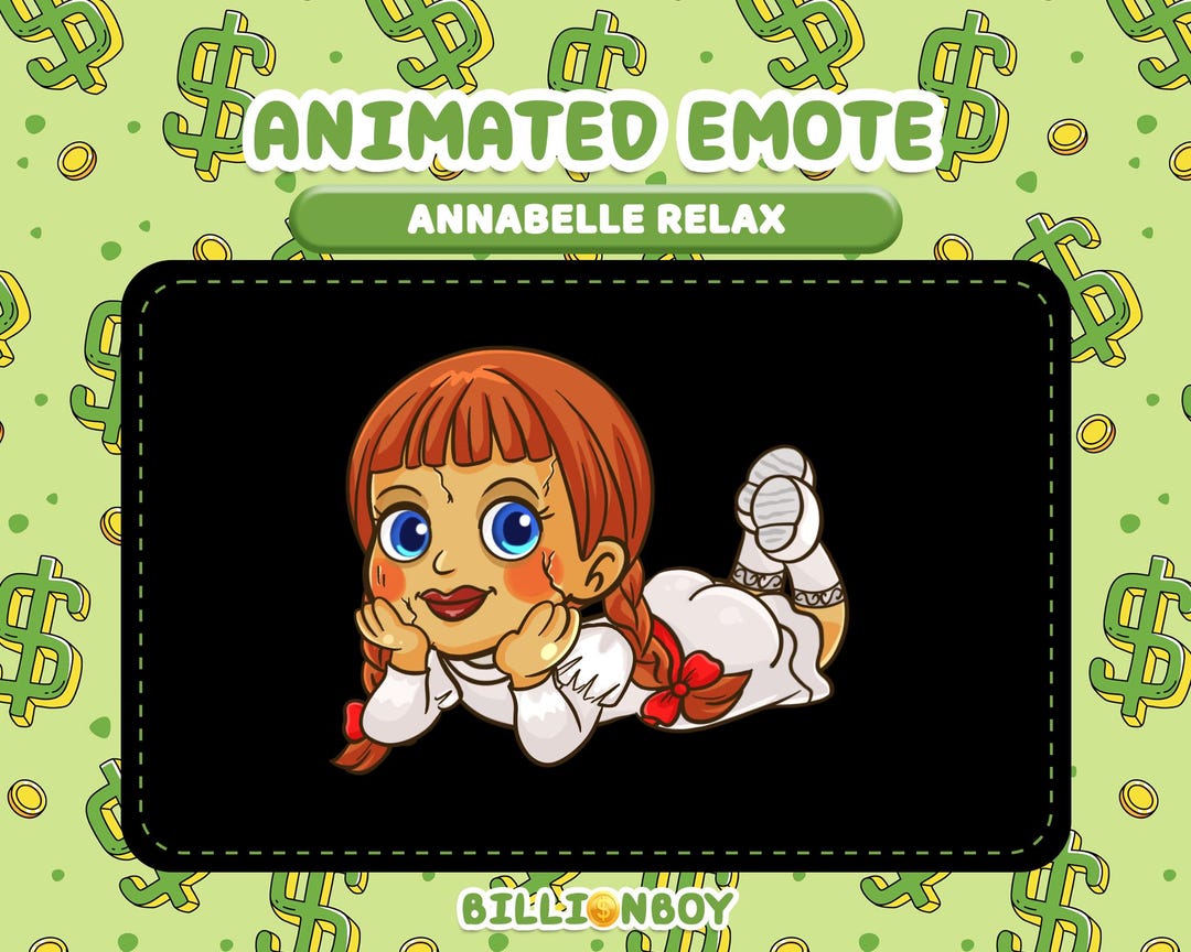 Animated Annabelle Relax Emote | Twitch-discord- Youtube Streaming ...
