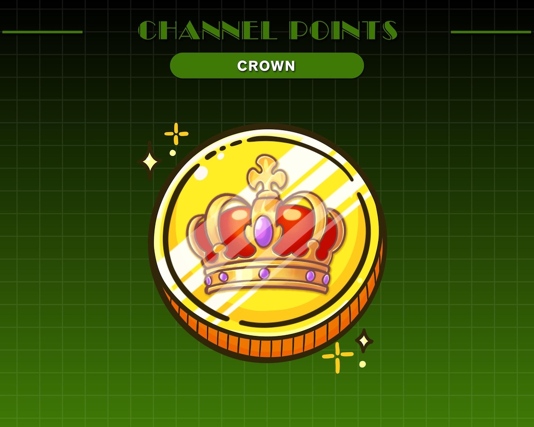 Stream Crown Channel Points - Gold Coin Channel Points - Twitch Channel ...