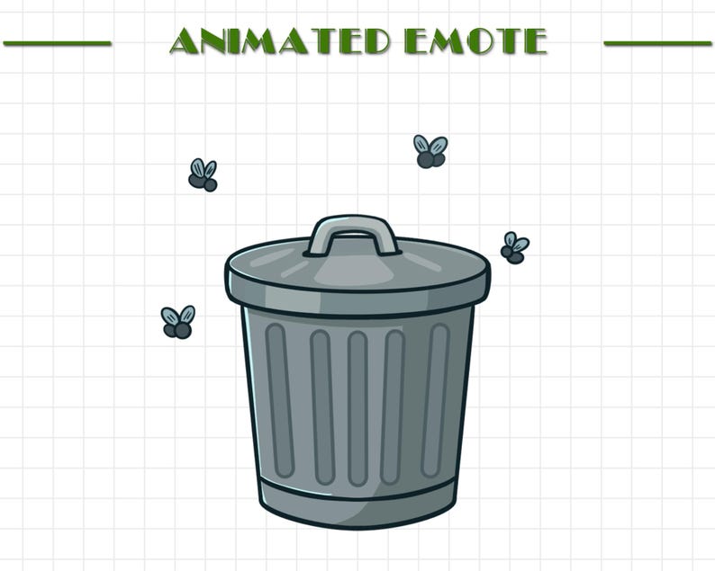 Animated Trash Emote | Funny Meme, Twitch, Discord (GIF & WEBM) - Etsy UK