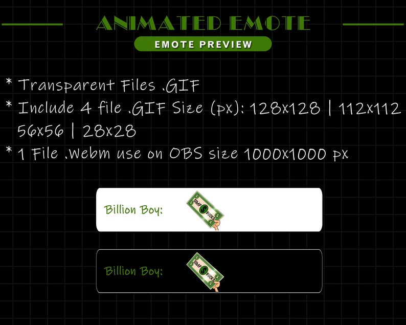 Animated Simp Bucks Emote | Twitch, Discord, Youtube, Kick Emoji ...