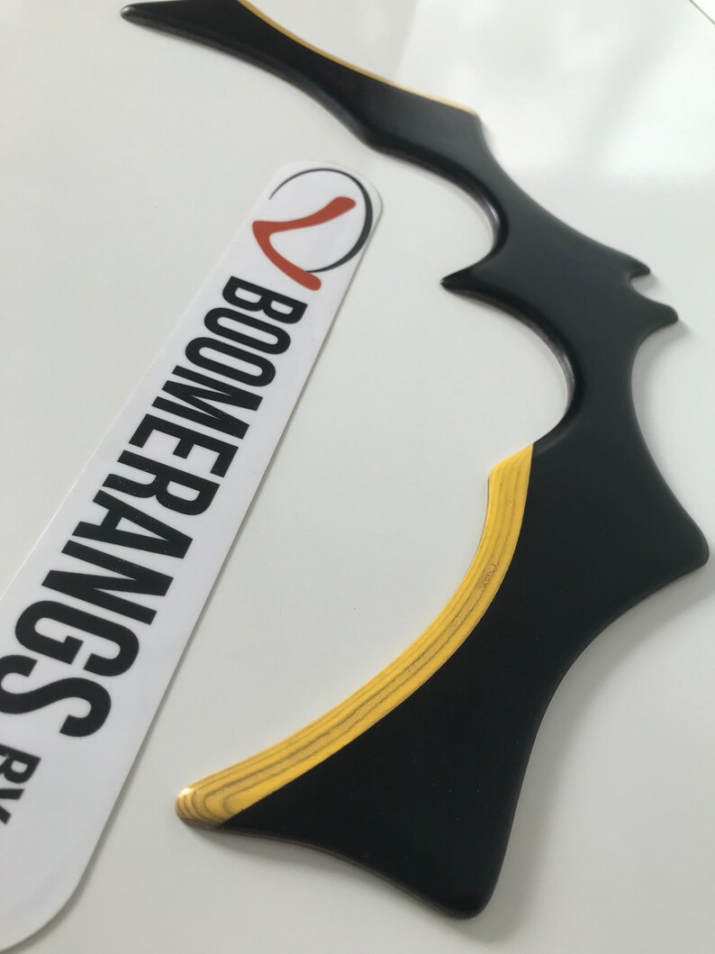 Batarang Functional Art Boomerang Handcrafted - Etsy