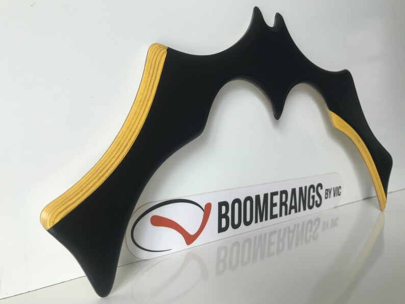 Batarang Functional Art Boomerang Handcrafted - Etsy
