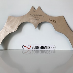 Big Daddy Batarang Boomerang Functional Art Handcrafted by Boomerangs ...