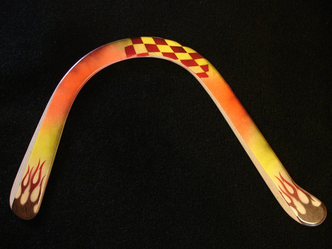 Way Over the Hill Real Returning Boomerang Handcrafted Boomerangs by ...