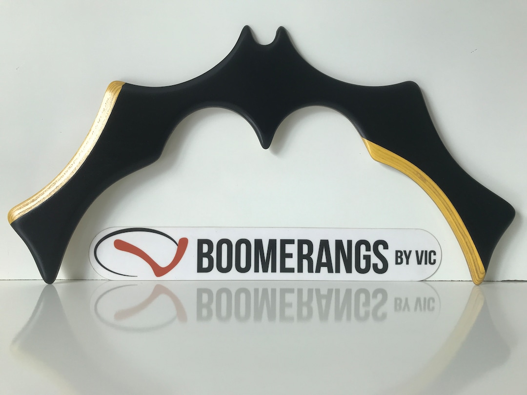 Batarang Functional Art Boomerang Handcrafted - Etsy
