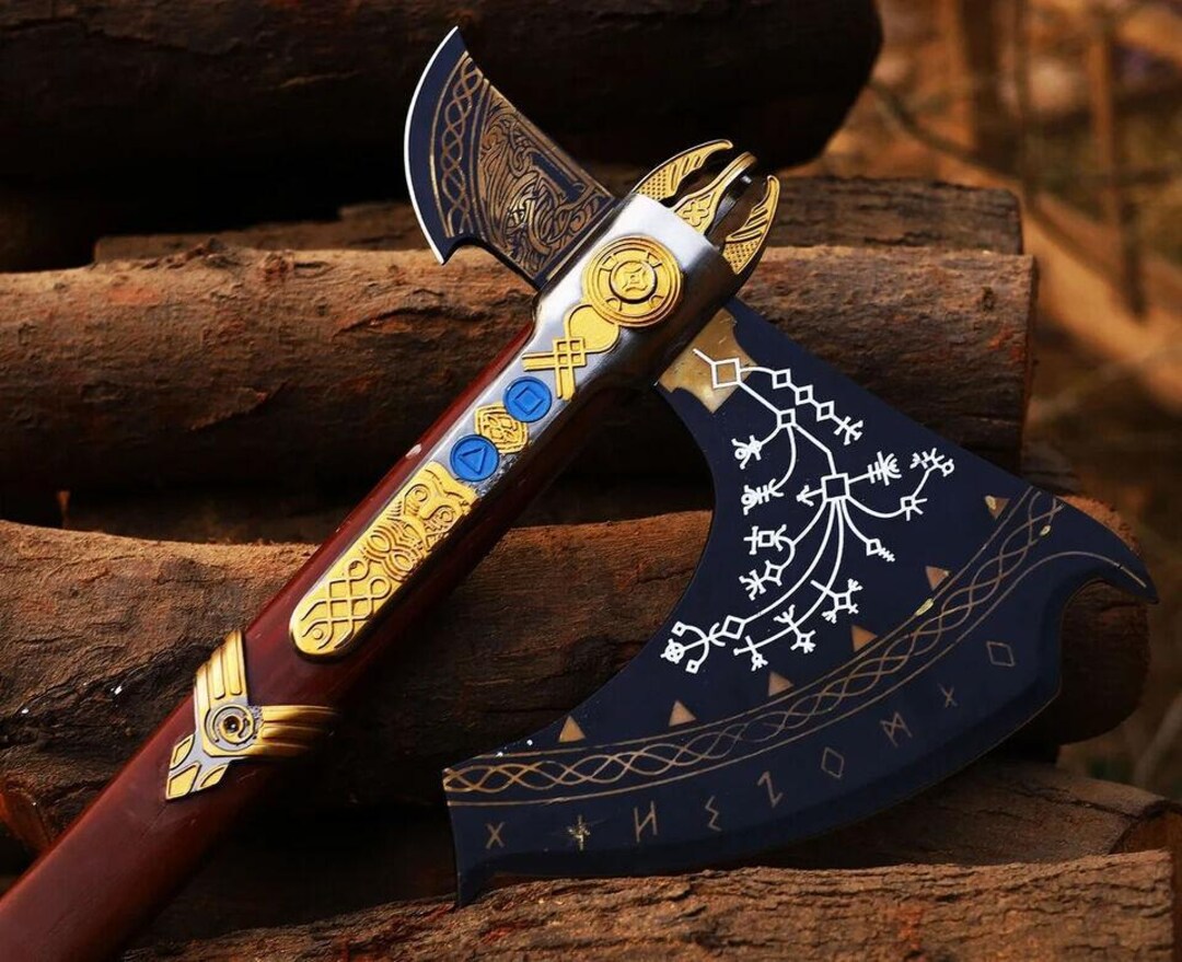 Handmade Viking Battle Axe Custom Gift Hand Forged Steel VIKING AXE ...