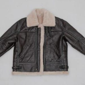 Tom Hardy Dunkirk Shearing Leather Jacket Coat for Men Bane Aviator Fur ...