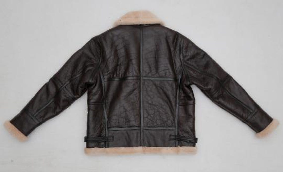 Tom Hardy Dunkirk Shearing Leather Jacket Coat for Men Bane Aviator Fur ...