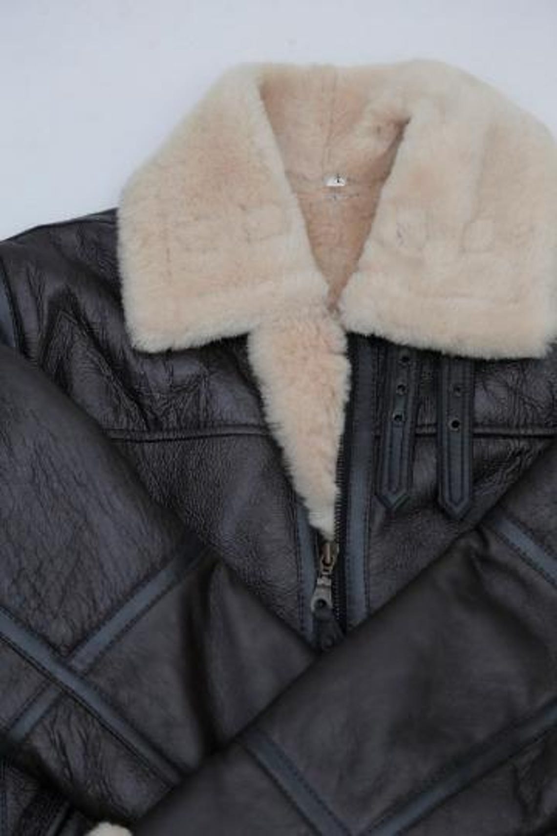 Tom Hardy Dunkirk Shearing Leather Jacket Coat for Men Bane Aviator Fur ...