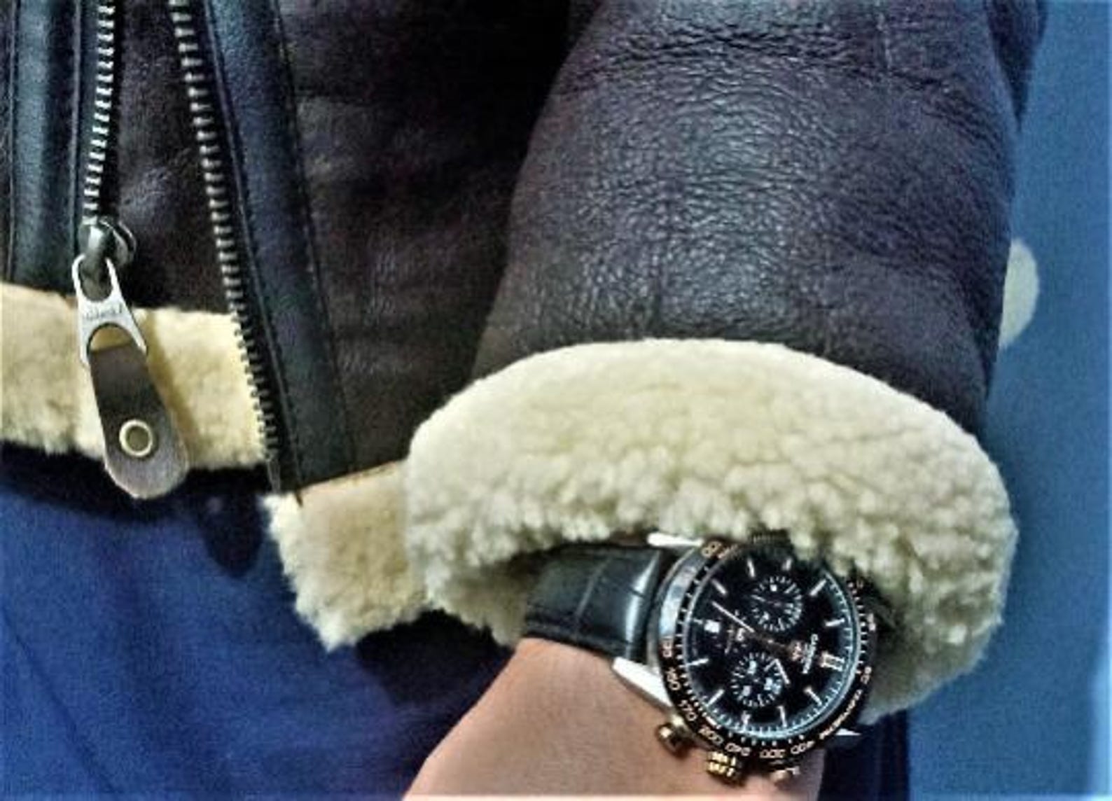 Tom Hardy Dunkirk Shearing Leather Jacket Coat for Men Bane Aviator Fur ...