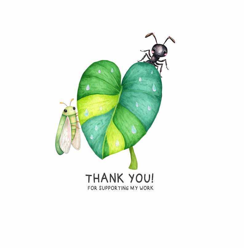 Cute Little Love Bugs Clipart, Insects Clipart, Spring Clip Art Bundle ...