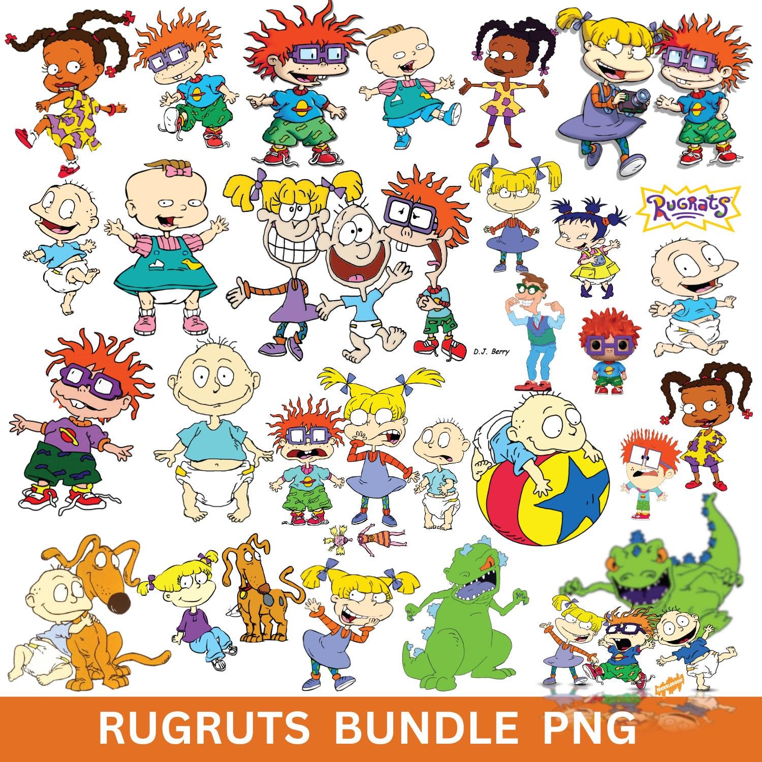 Rugrats Clipart,rugrats Png Files,png for Cricut,nickelodeon Svg ...