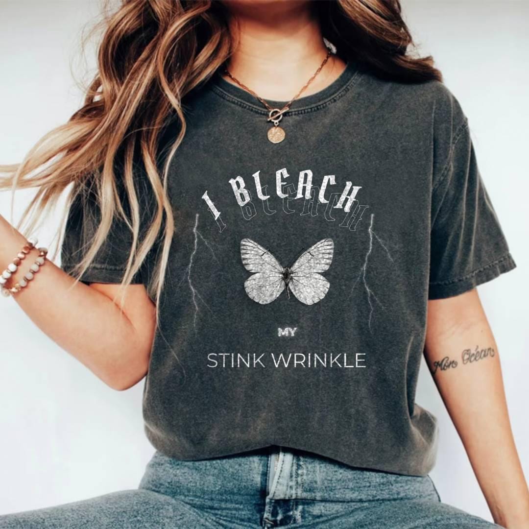 Funny Inappropriate Adult Humor I Bleach My Stink Wrinkle T-shirt ...