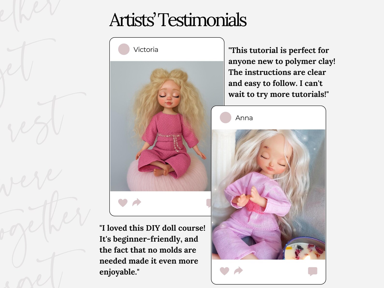 Polymer Clay Doll Tutorial for Beginners | No Molds Needed | DIY Video ...