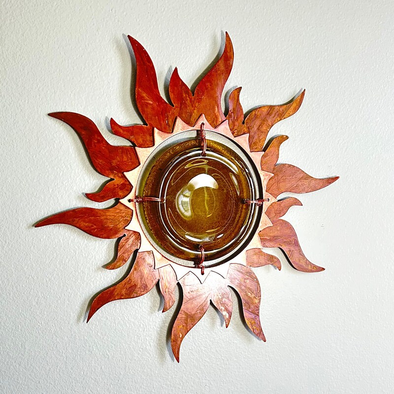 Gold Sun Clock - Etsy