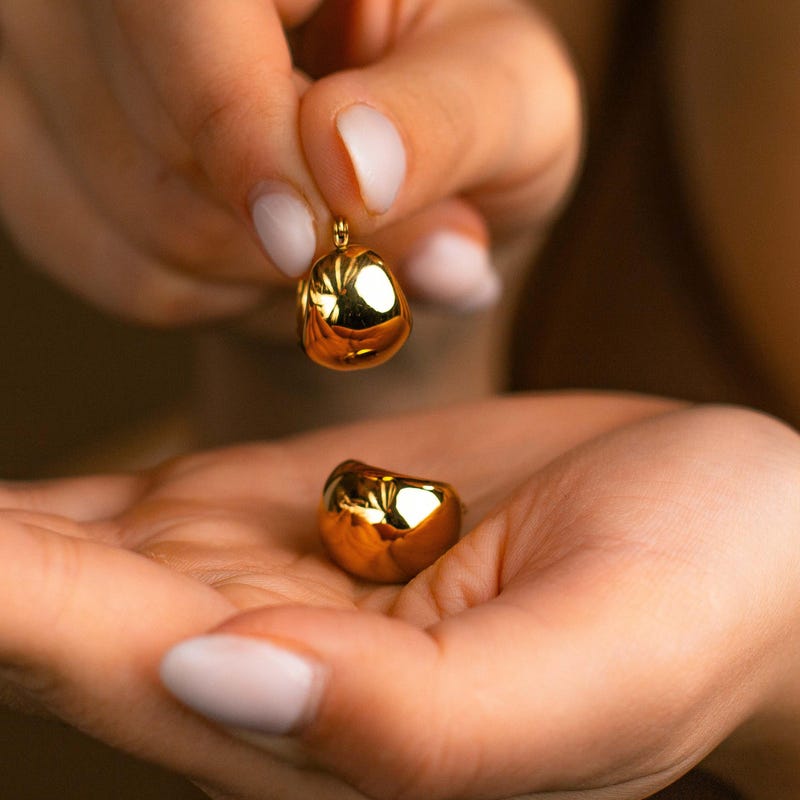 Bold Chunky Earrings - Etsy