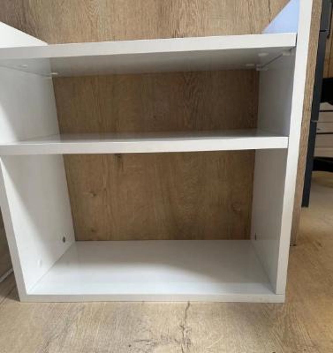 Countertop MDF Oven Microwave Kitchen Shelf Kitchen Cabinet White MDF ...