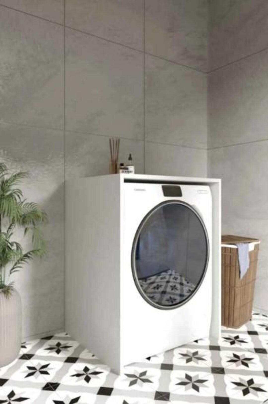 Bathroom Cabinet, Washing Machine Cabinet, Multi-purpose Bathroom ...