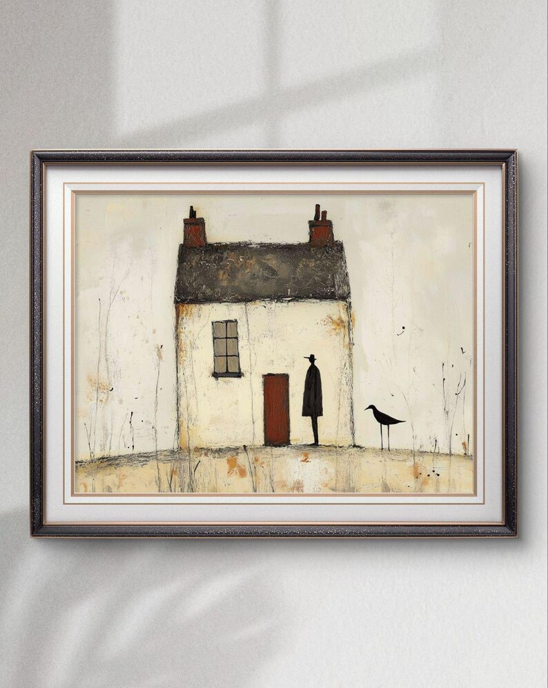 The Mysterious Visitor and Secret Meeting in the Village , Art by Sam ...