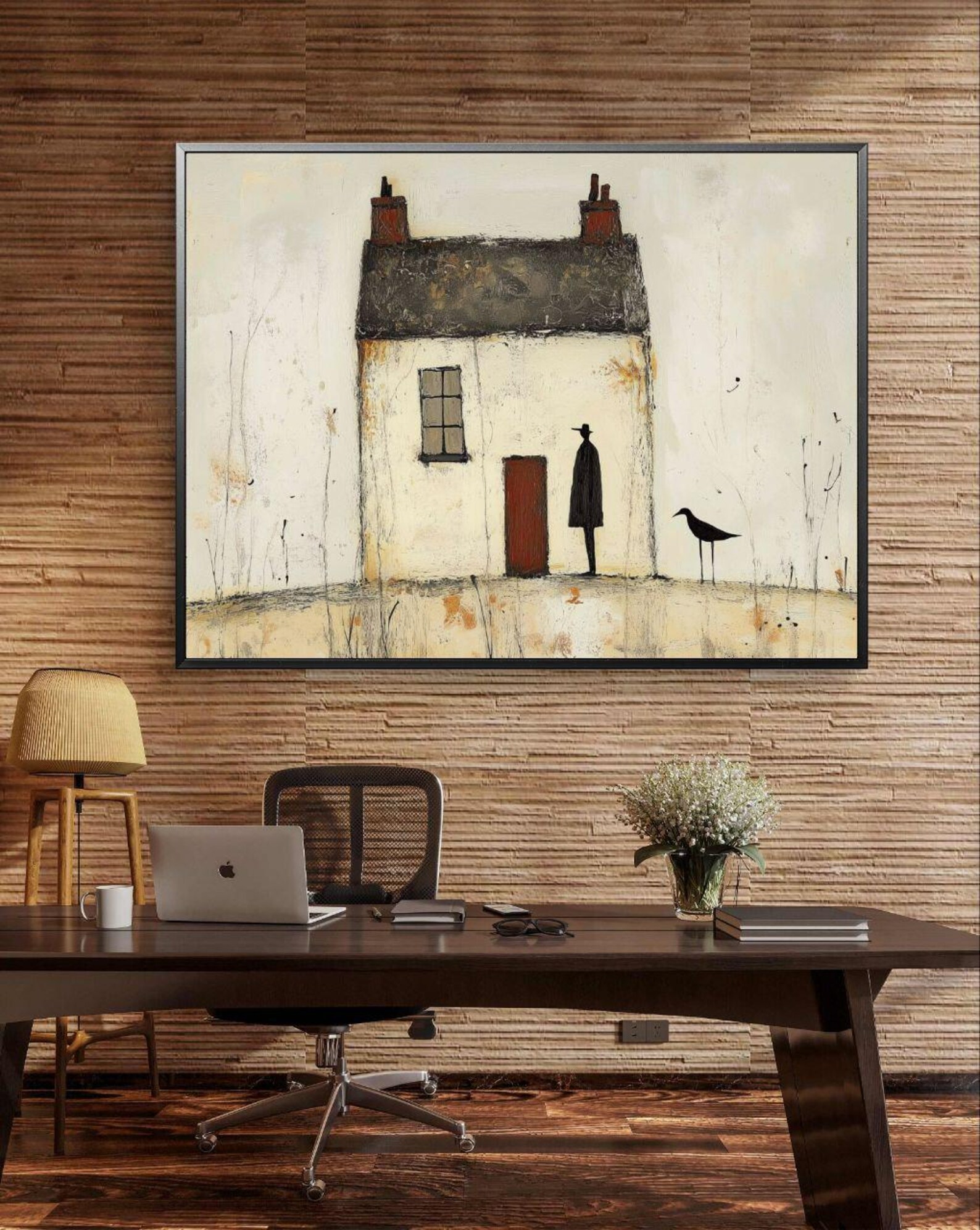 The Mysterious Visitor and Secret Meeting in the Village , Art by Sam ...