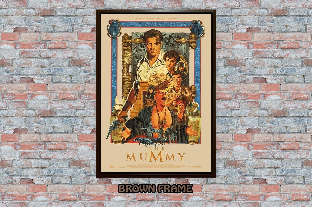 The Mummy Adventure Movie Poster,wall Art Canvas,mummy,wall Print Art ...