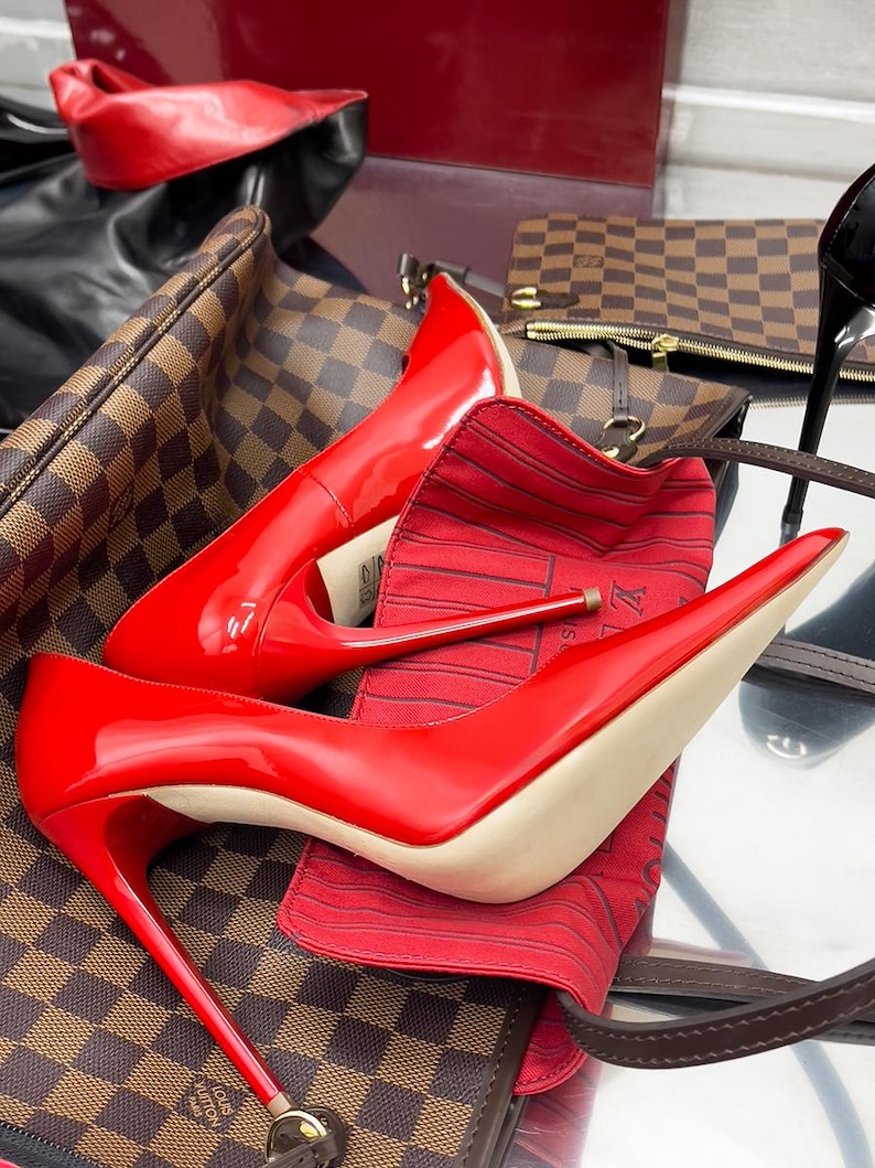 1969 Made in Italy High Heels Vintage Iconic Pointy Leather D68 Pumps ...