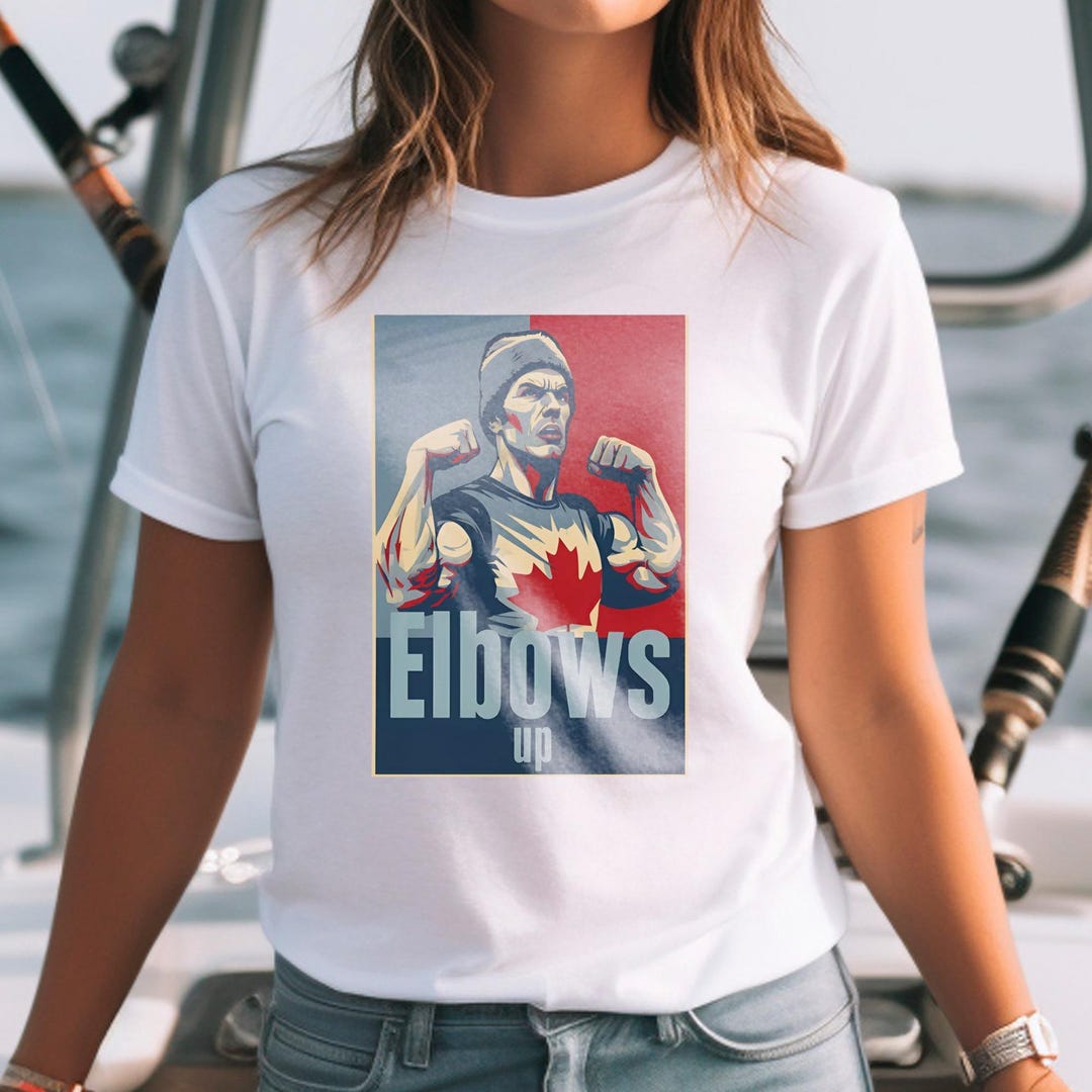 Elbows up Shirt, Canada Shirt, Fun Workout Tee, Gym Apparel, Gift for ...