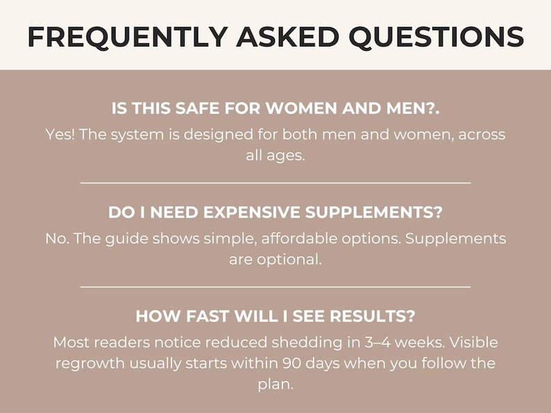 The Hair Loss Blueprint | Natural Regrowth Guide, Nutrition, Stress ...