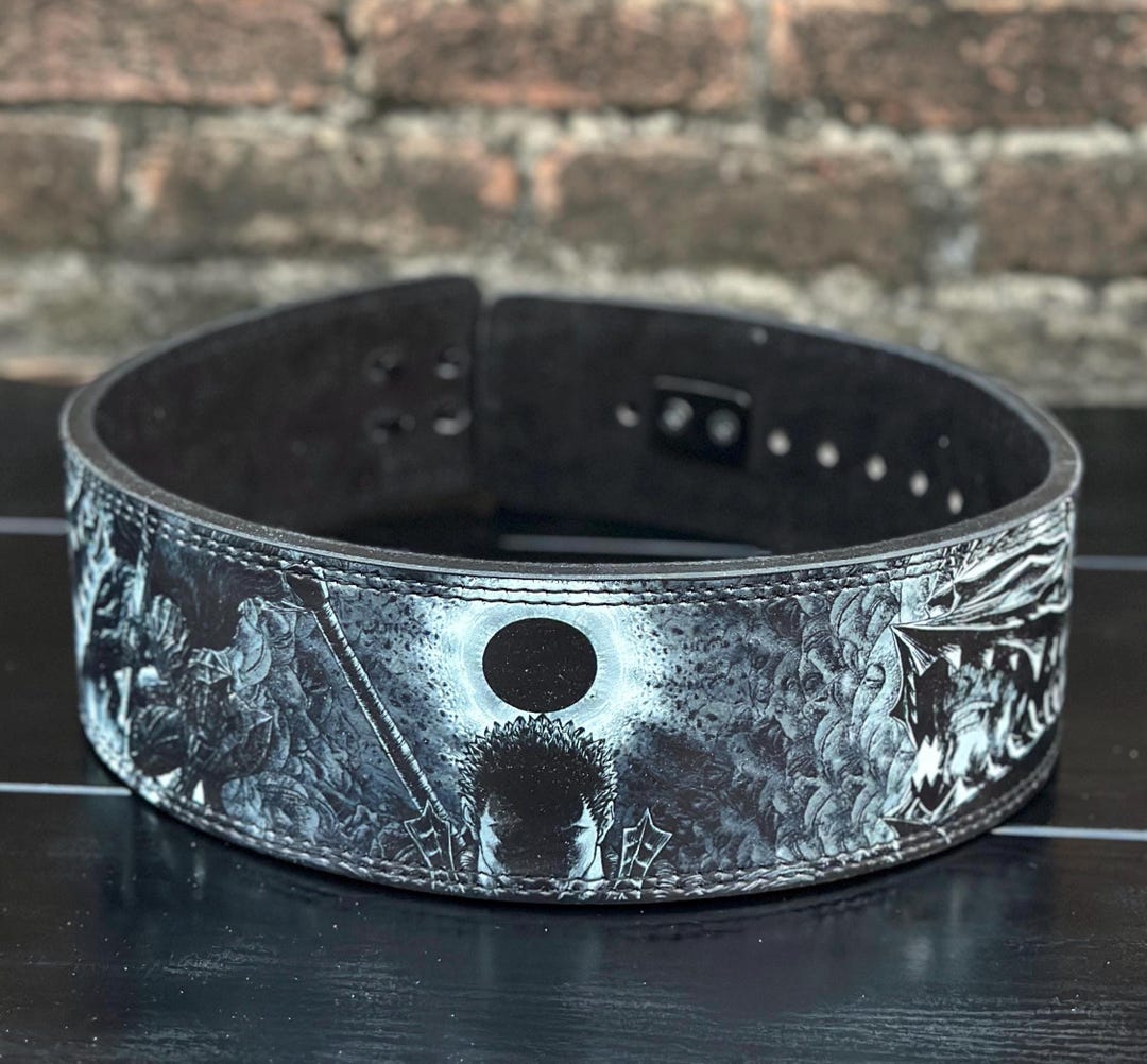 Custom Berserk Anime Gym Belt - Lever Powerlifting Belt - Etsy