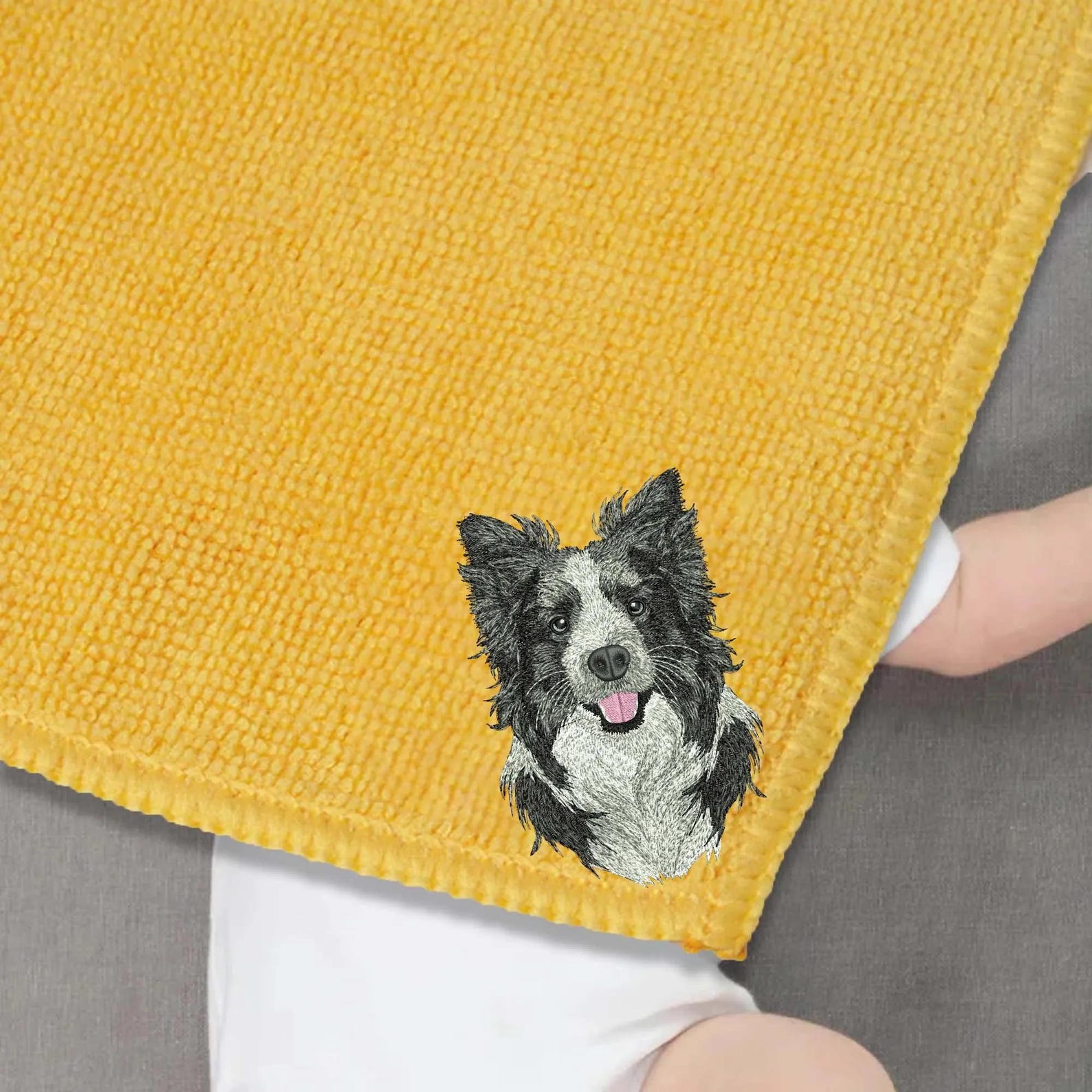 Border Collie Embroidery Design, Dog Machine Embroidery Pattern, Pet ...