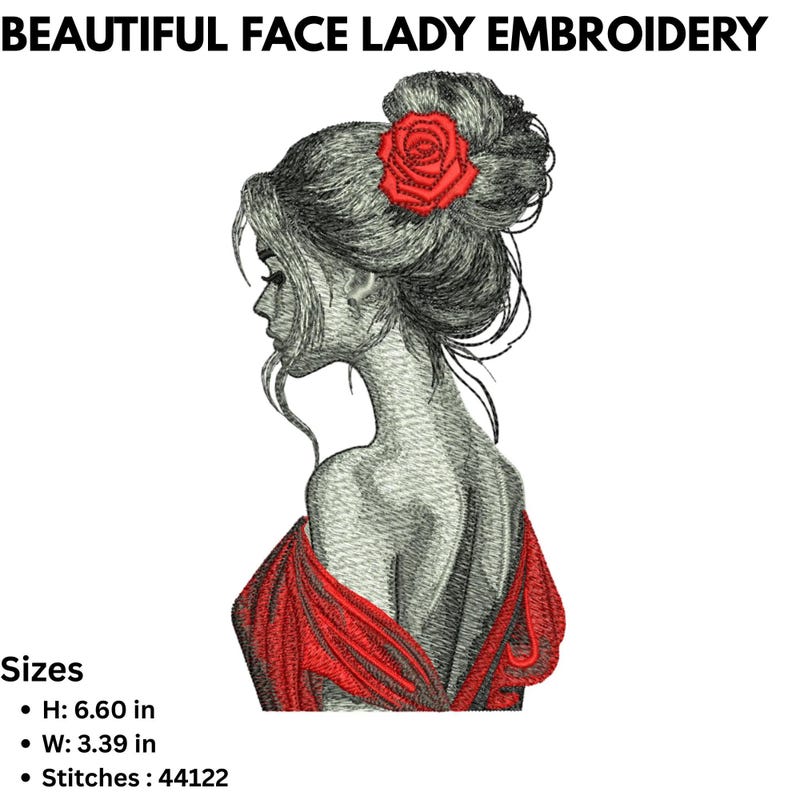 Lady Embroidery - Etsy