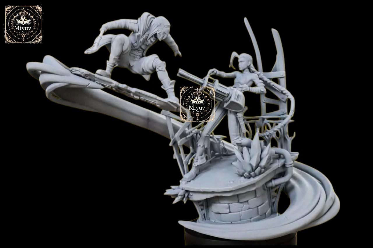 Ekko - Jinx - Arcane STL, Printable Files, File for 3D Printing ...