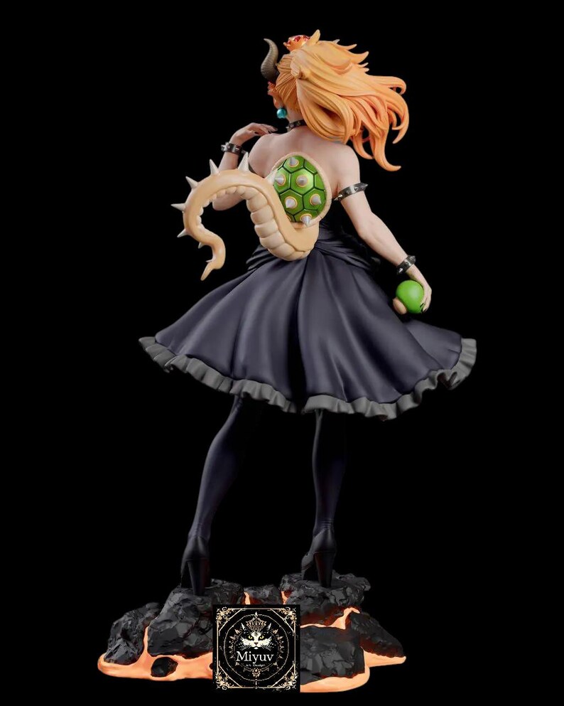 Bowsette STL, Printable Files, File for 3D Printing, Digital Download ...